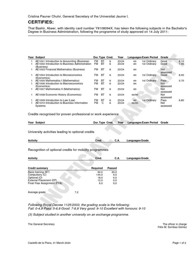 Expediente Grado | PDF | Educational Stages