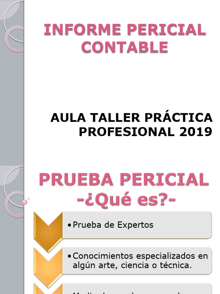 Prueba Pericial Contable | PDF | Testigo experto | Justicia