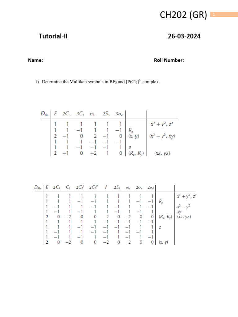 Tutorial2 Answer | PDF