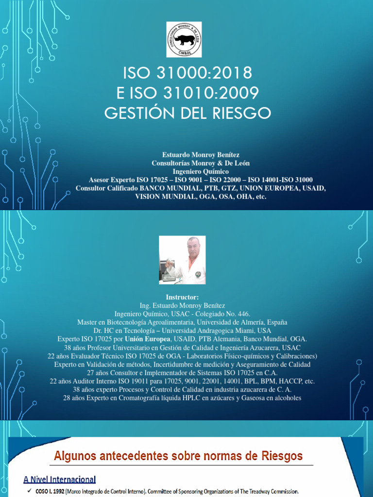 ISO 31010:2019 en Gestión de Riesgos | PDF | Calidad (comercial ...