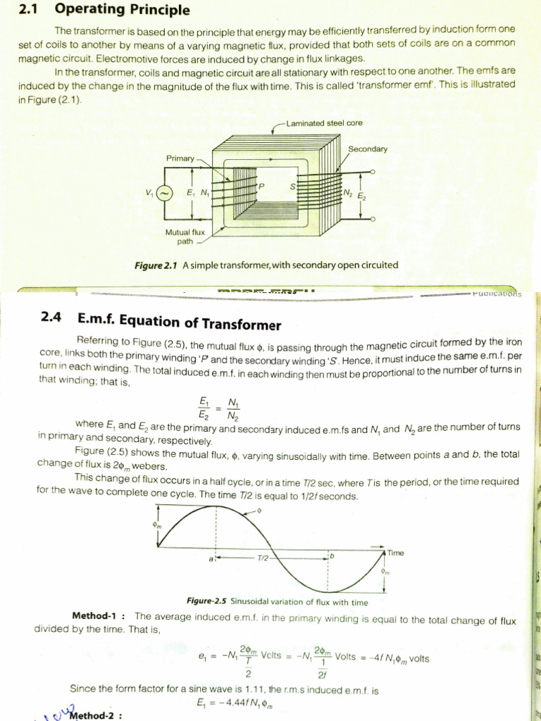 Single - Phase Transformer | PDF | Electromagnetic Induction | Transformer