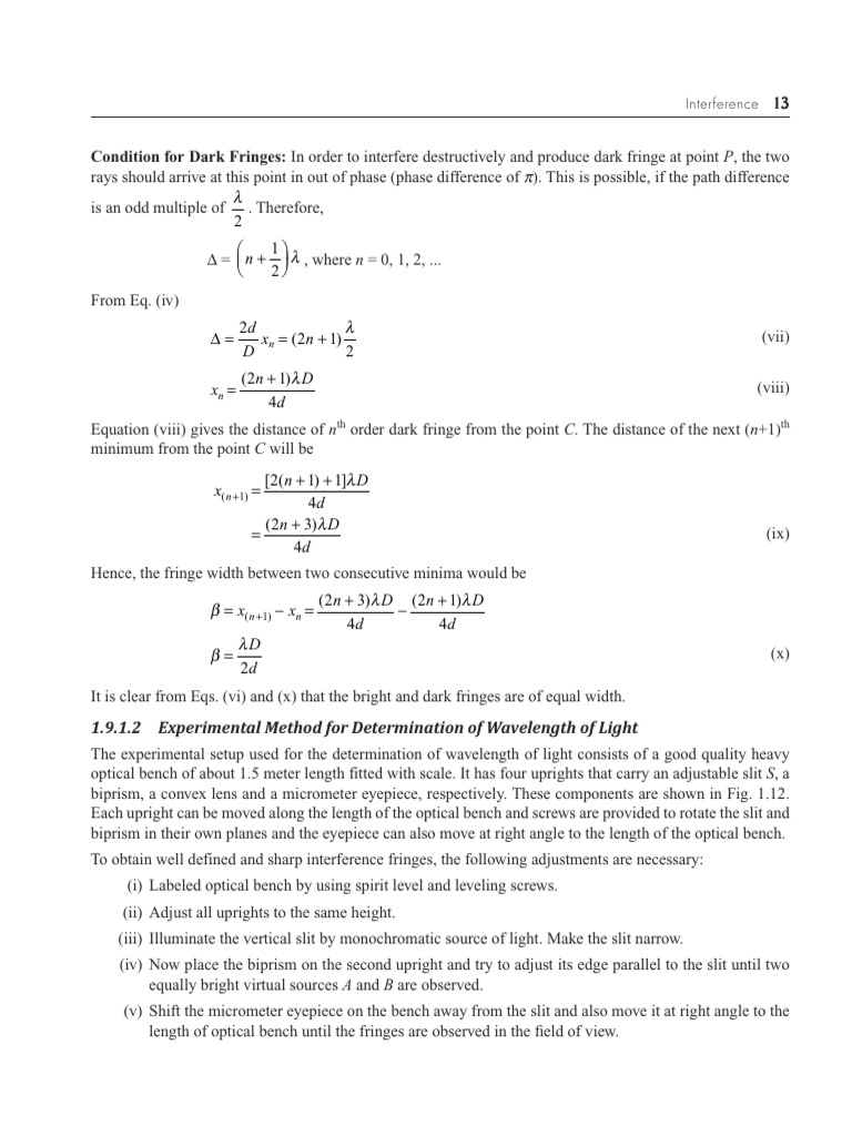 Interference Split (13 13) 20231105100343 | PDF | Optics | Physical Phenomena