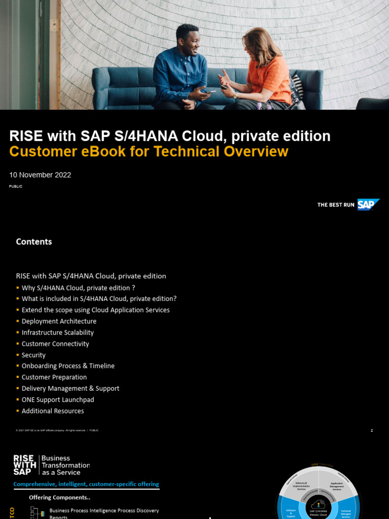 SAP S4HANA Cloud, Private Edition - Customer Ebook For Technical | PDF | Cloud Computing | Ip ...