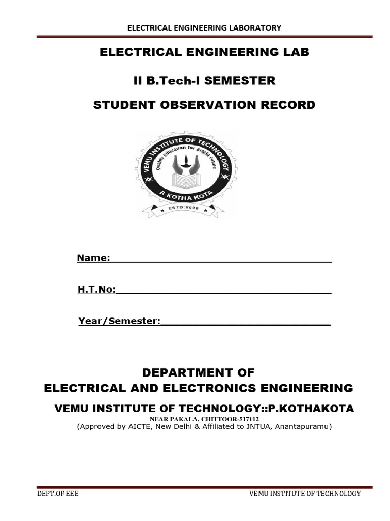 Ee Lab | Download Free PDF | Resonance | Engineering