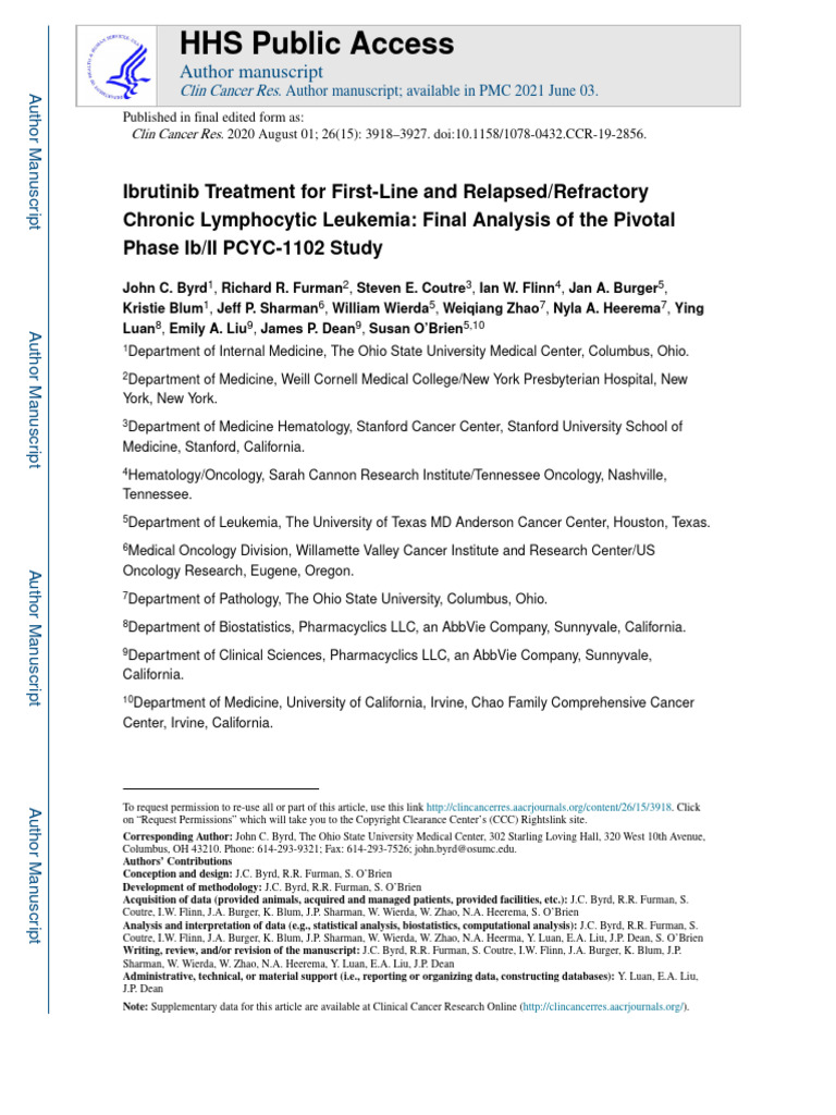 Byrd 2020 | PDF | Health Sciences | Causes Of Death