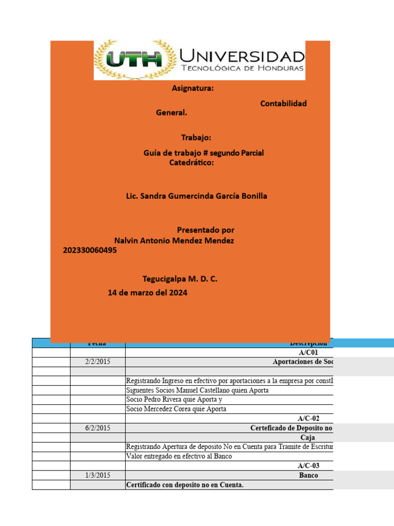Ejercicios Practicos de Contabilidad--04 | PDF | Cheque | Bancos