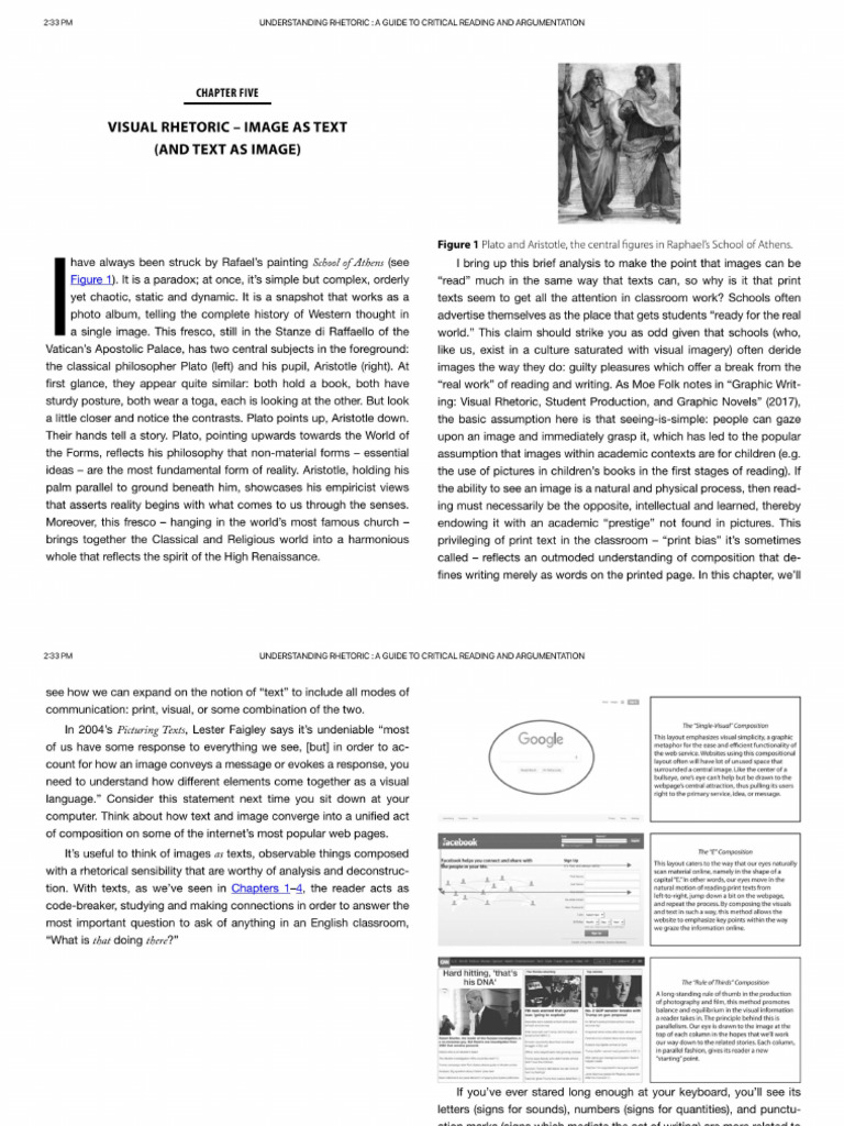 Understanding Rhetoric Chapter 5 | PDF