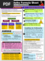 Alberta Math 30-1 Formula Sheet | PDF | Logarithm | Discrete Mathematics