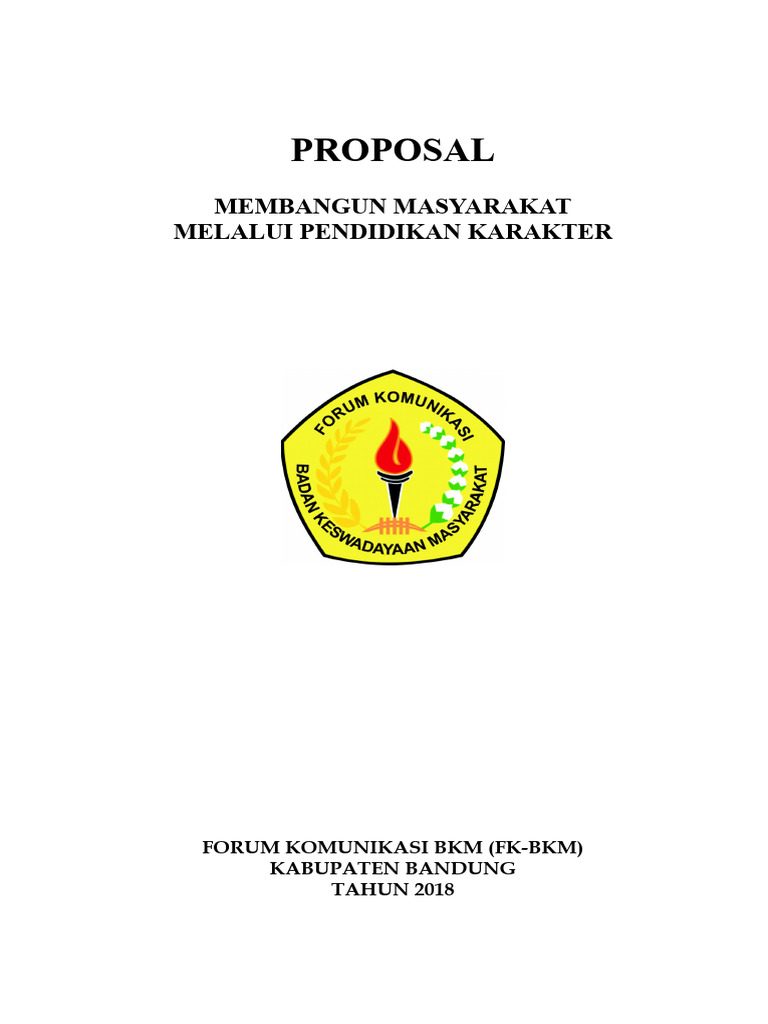Proposal FK BKM 2018 | PDF