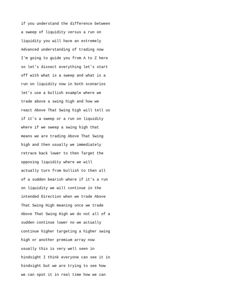 (English (Auto-Generated) ) Liquidity Sweep Vs Liquidity Run (DownSub ...