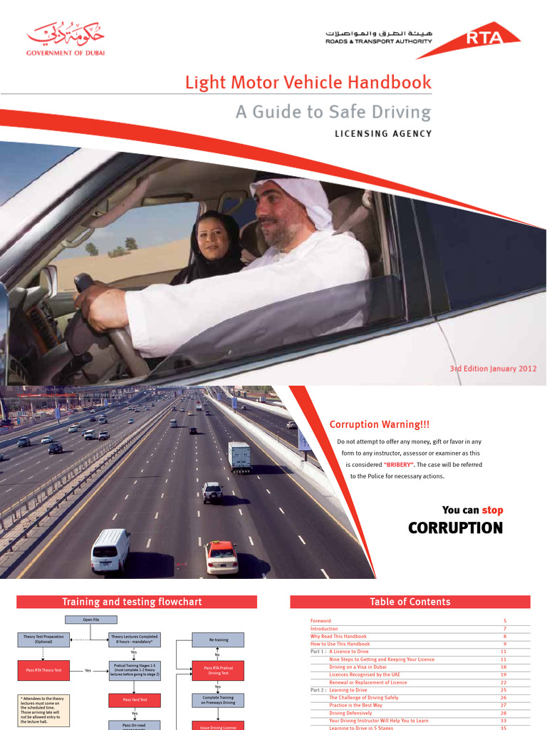 Light Motor Vehicle Handbook: A Guide To Safe Driving | PDF | Traffic ...