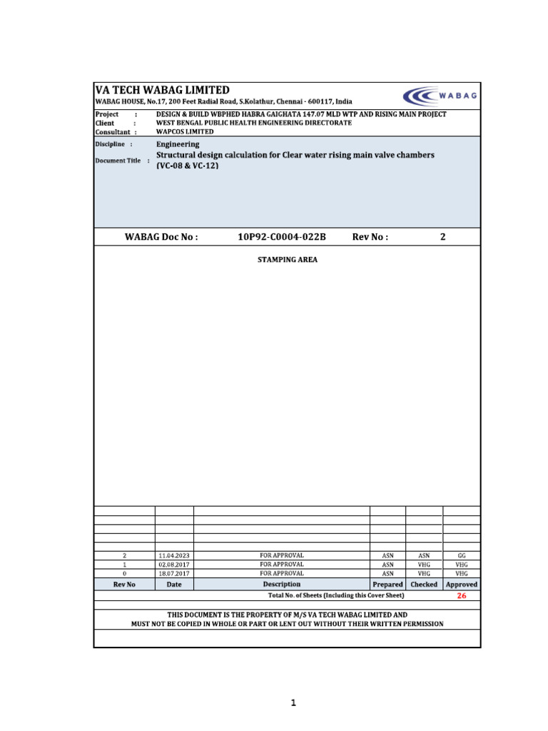 Design of Valve-chamber-Vc - 08 & 12-13-04-23 | Download Free PDF ...