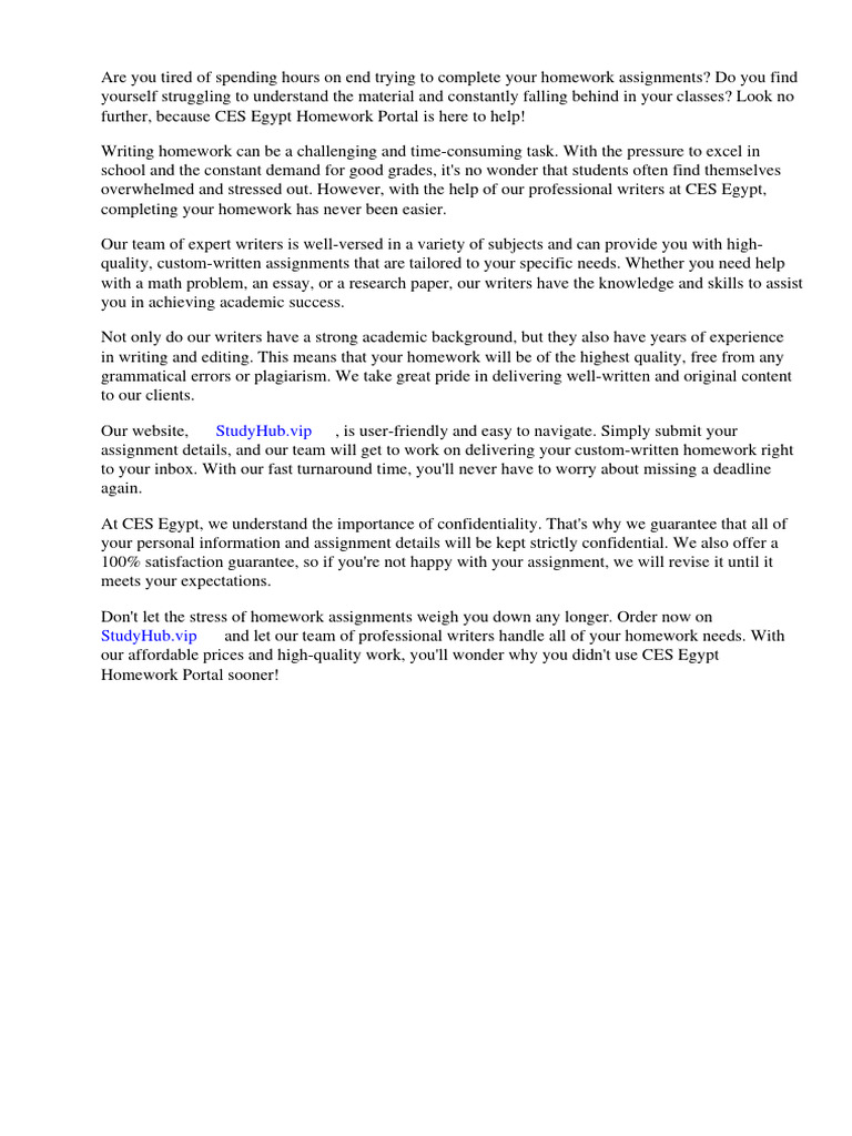Ces Egypt Homework Portal | PDF | Ancient Egypt | Homework