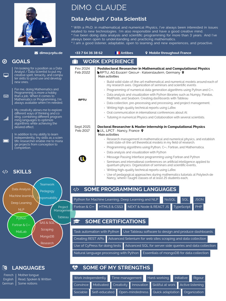 CV Data Analyst - pdf.236432962 | PDF | Computer Programming | Python (Programming Language)