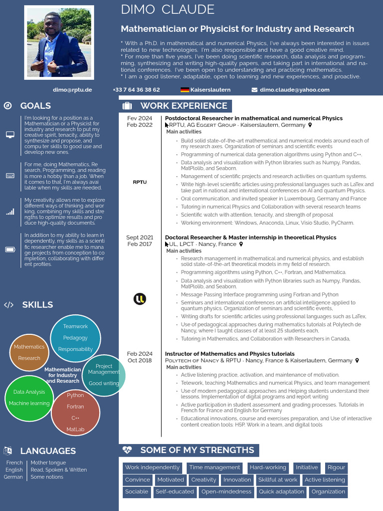 New Math Phy CV | PDF | Python (Programming Language) | Computer Programming