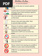 Comfort Room Rules | PDF