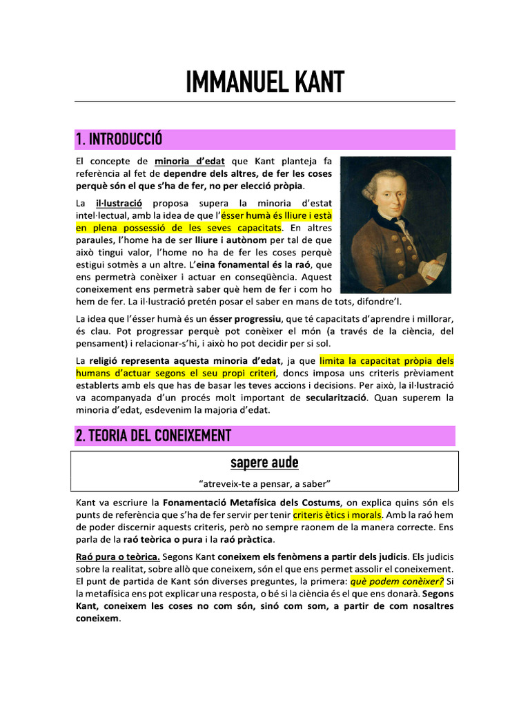 Kant | PDF