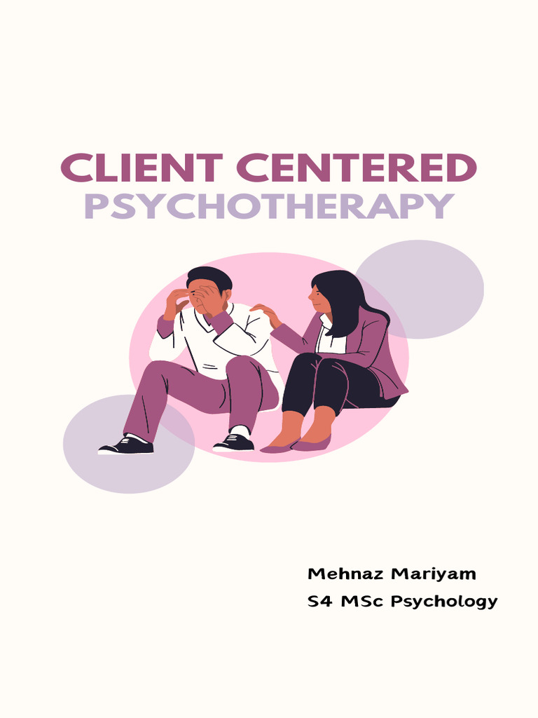 Client Centered Therapy | PDF | Psychotherapy | Empathy