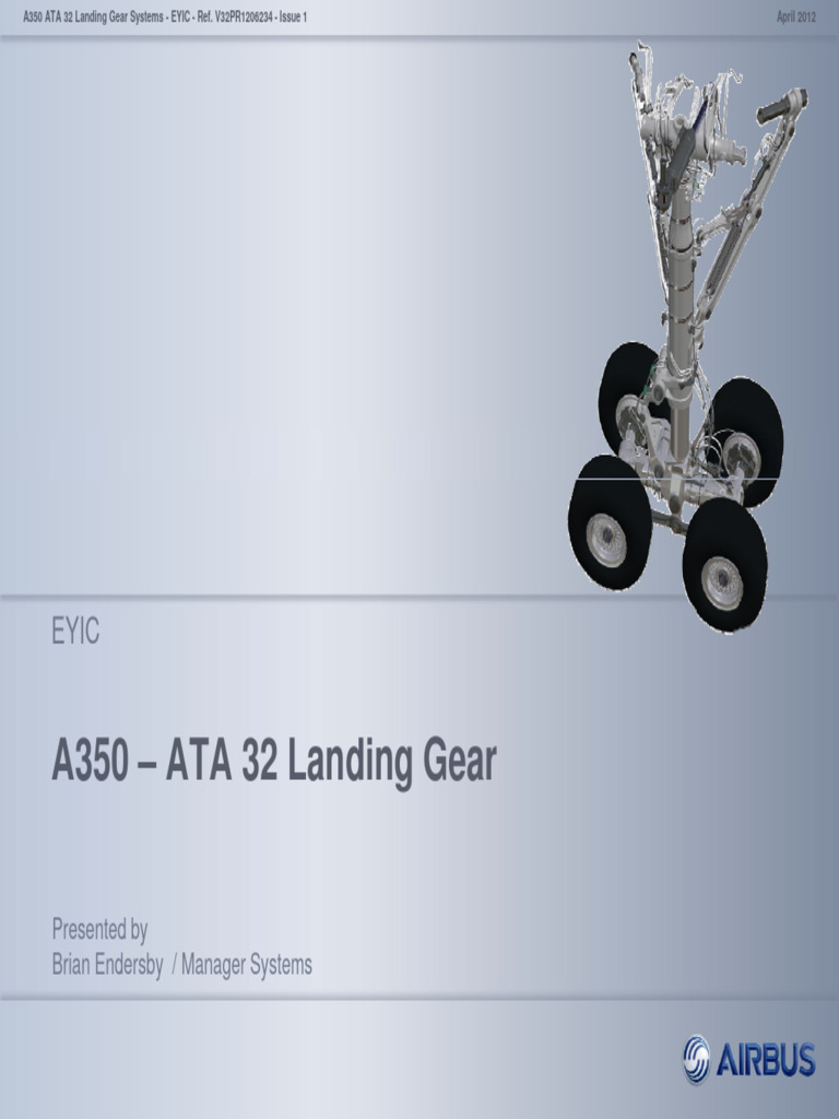 A350 ATA 32 Landing Gear Systems - EYIC - V32PR1206234 | PDF | Landing ...