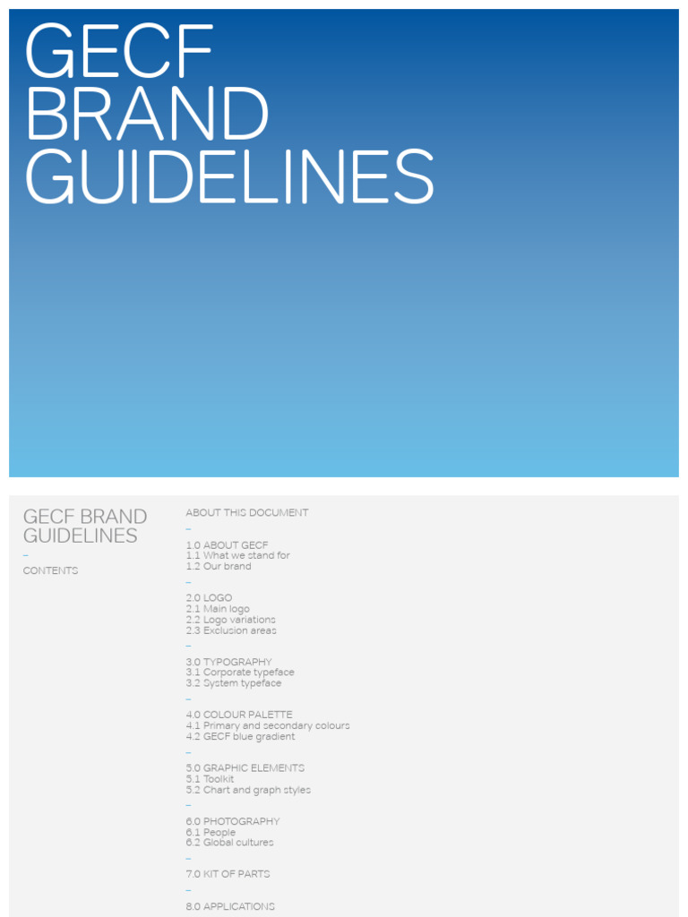 Gecf Brand Guidelines | PDF | Brand | Logos