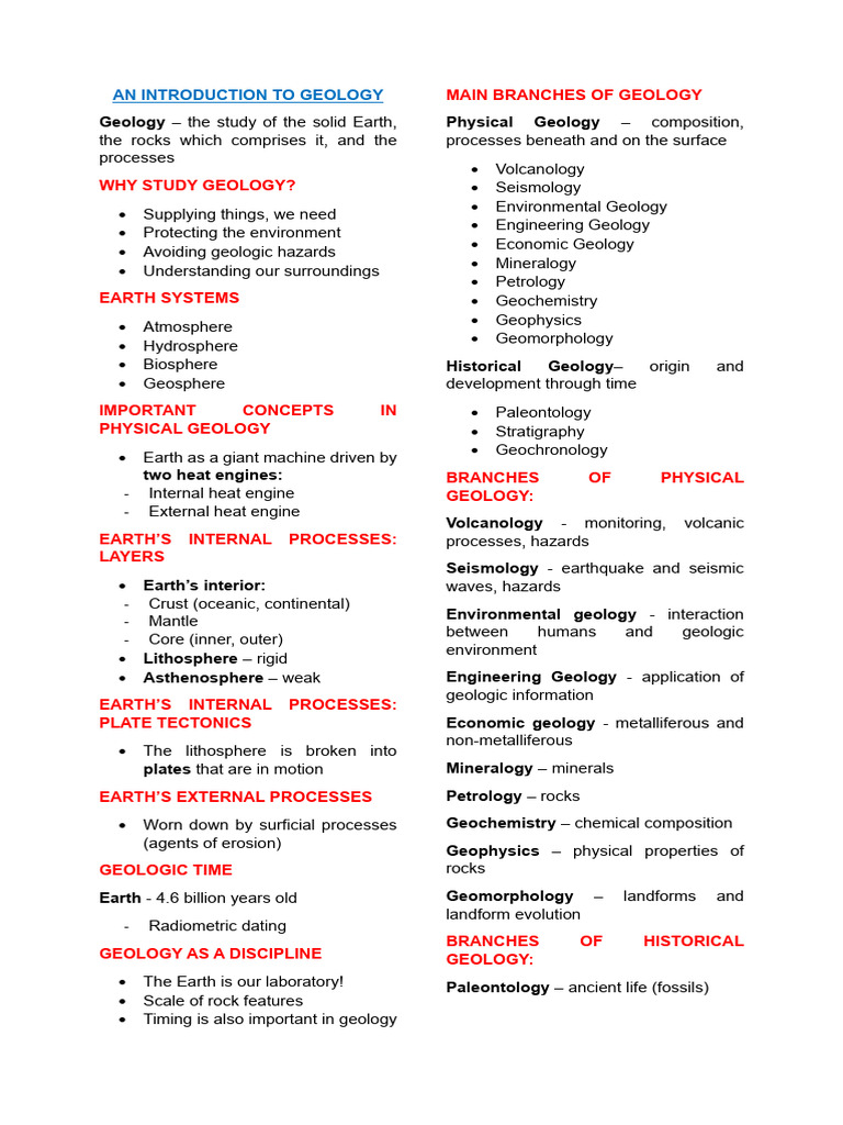 AN-INTRODUCTION-TO-GEOLOGY | PDF | Earth Sciences | Geology