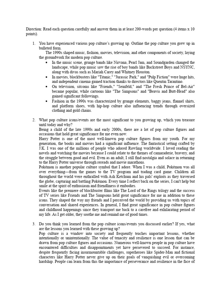 02 Worksheet 02 | Download Free PDF | Popular Culture | Knowledge