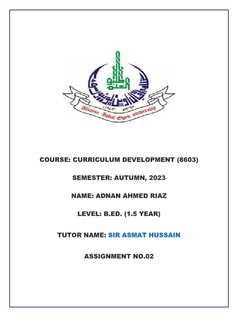 Normal 8603 2 Pdf Curriculum Evaluation