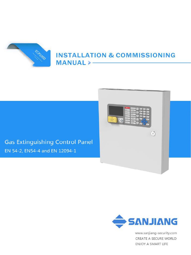 ECP1000 Control Panel Installation Manual | PDF | Mains Electricity ...