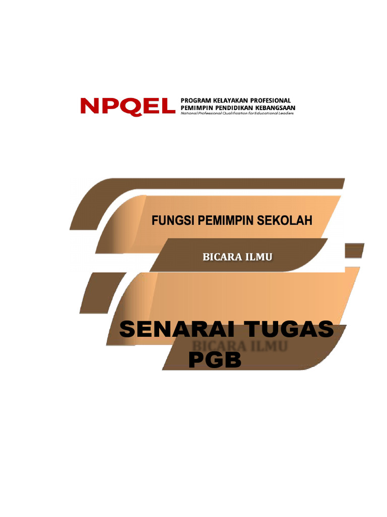 Senarai Tugas PGB | PDF