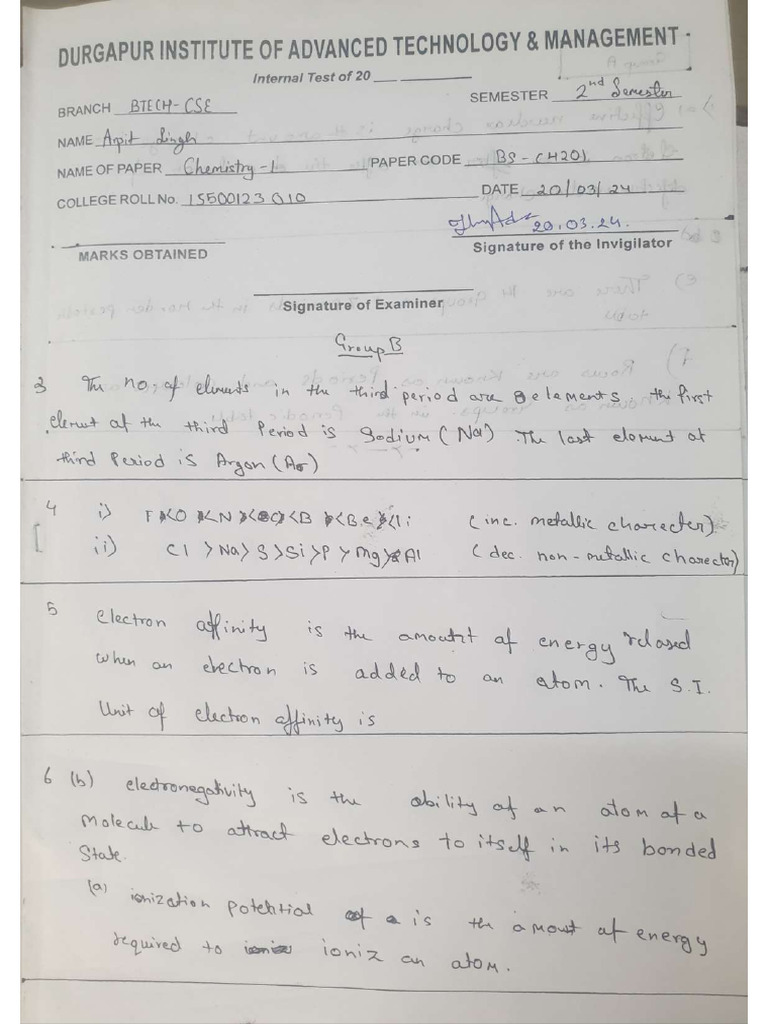 BS-CH201 - Arpit Singh | PDF