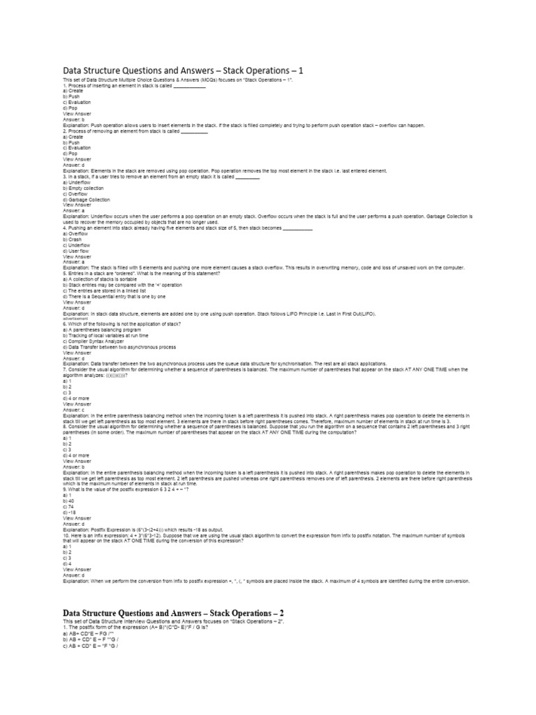 Dsmcq Pdf Queue Abstract Data Type Algorithms And Data Structures