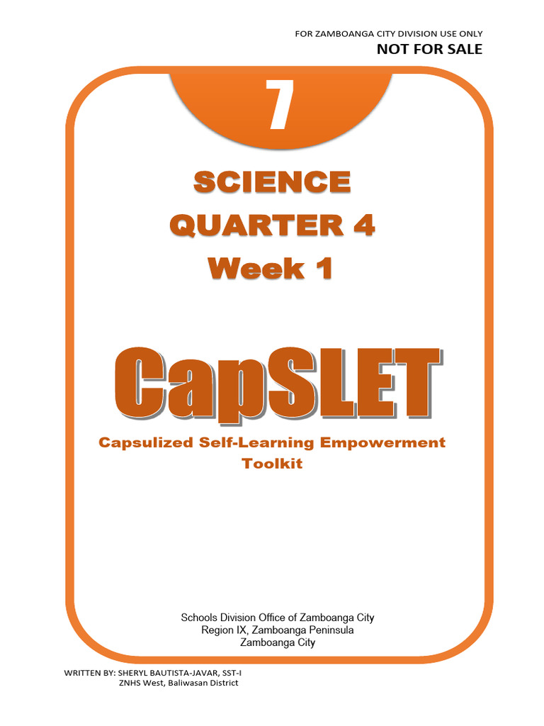 Science 7 Q4W1 | PDF | Latitude | Longitude