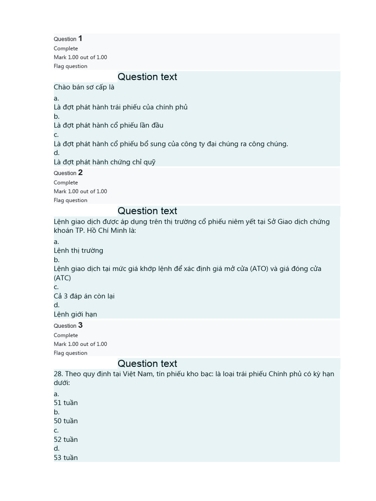 Thi Gi A Kì TTCK | PDF