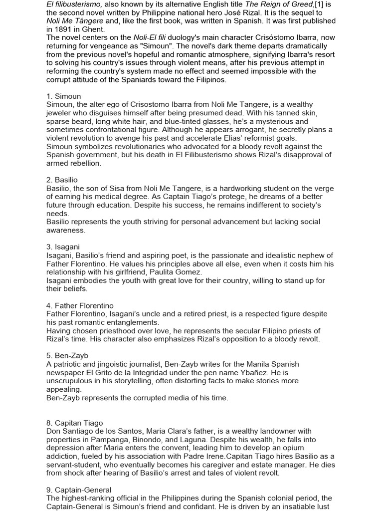 El Fili Script | PDF | Spanish East Indies | Novels Based On Actual Events