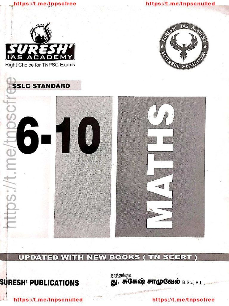 Suresh SCERT Maths6 To 10in TE432 Pages | PDF