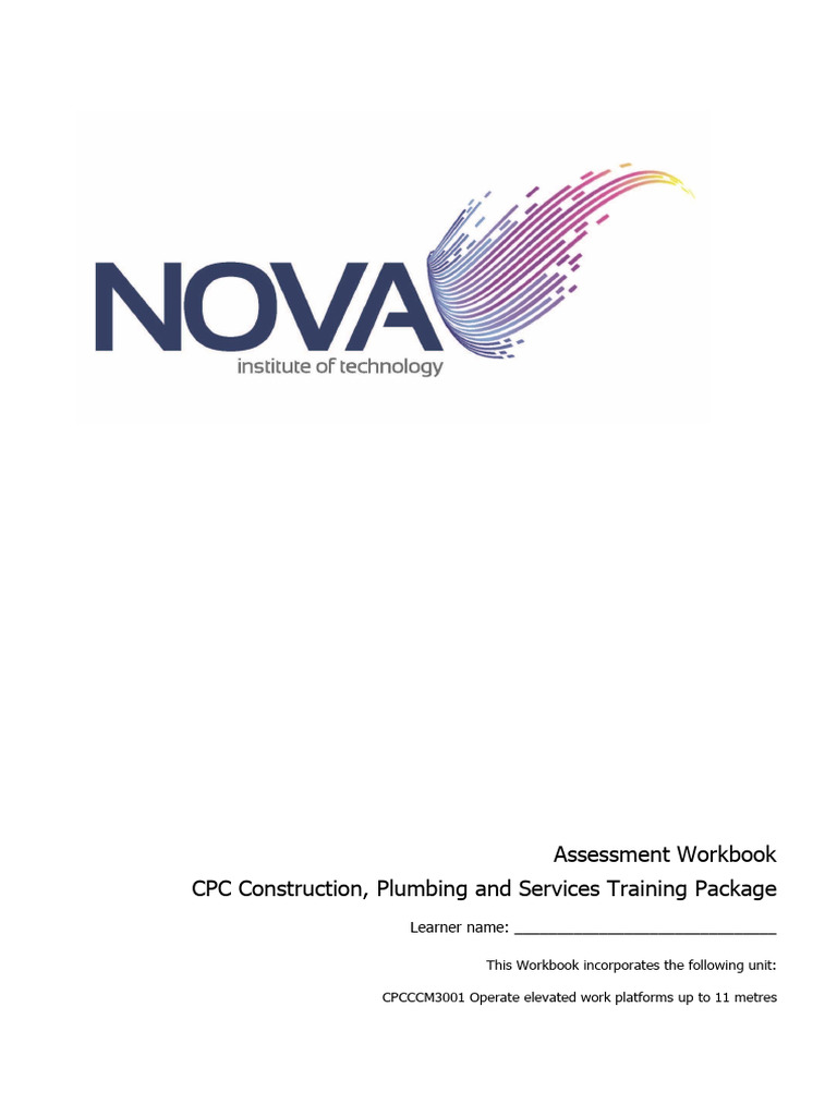 CPCCCM3001 Assessment Workbook 2 | PDF | Learning