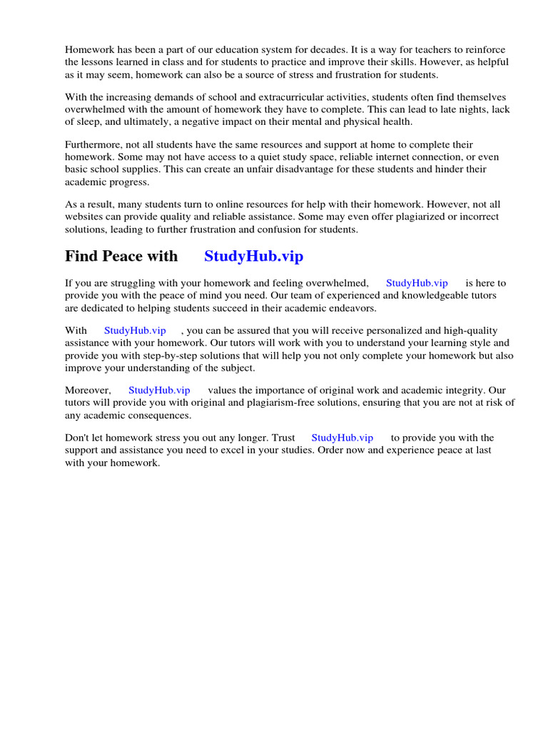 Peace at Last Homework | PDF | Homework | Reading Comprehension