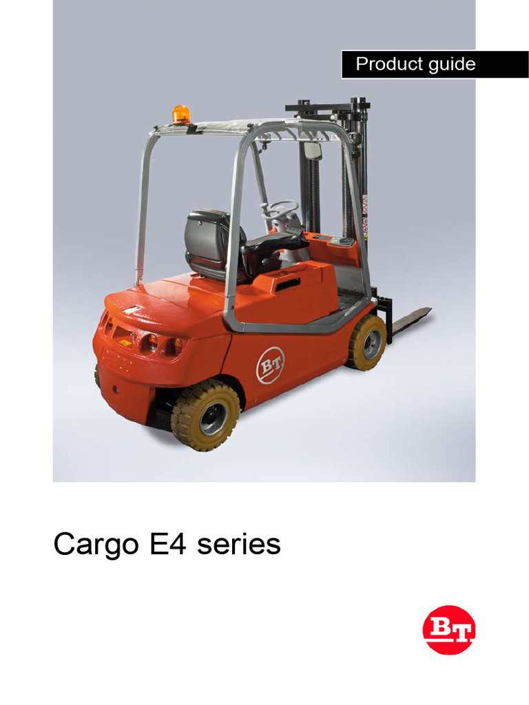 BT Cargo E4 Series-749844-040 | PDF | Truck | Menu (Computing)