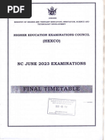Hexco Past Exam Papers | PDF
