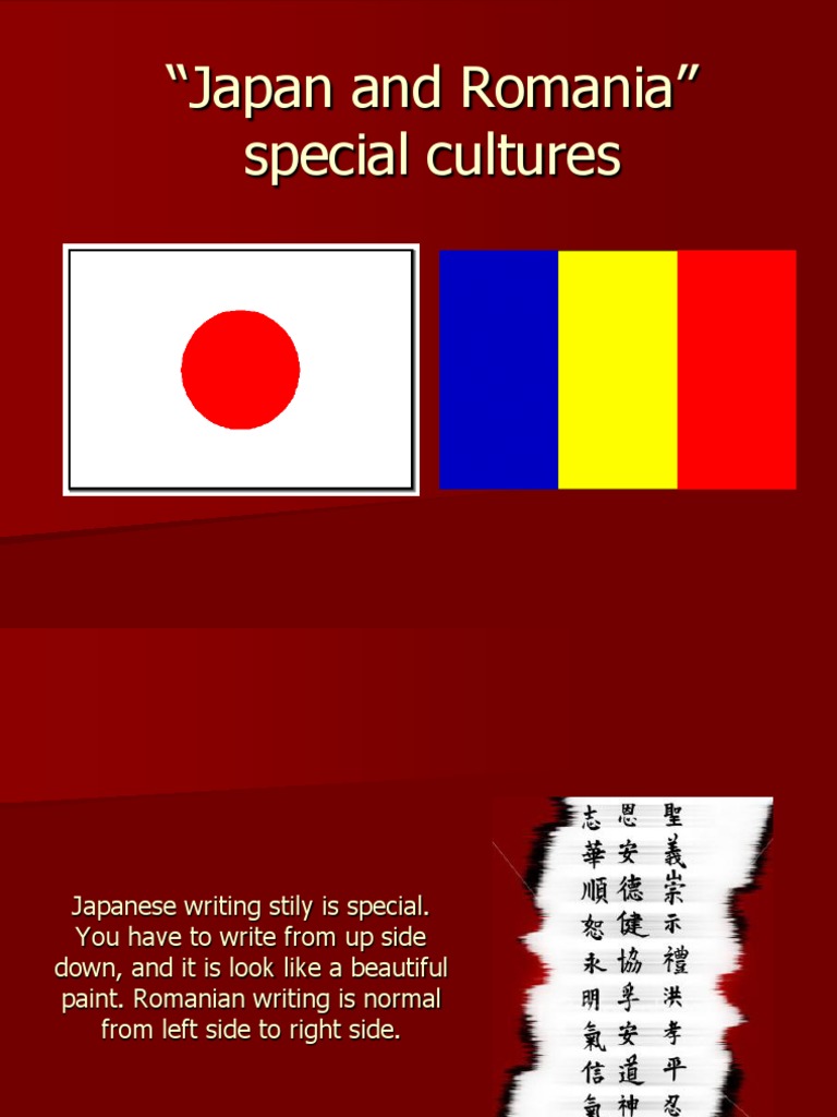 Japan vs. Romania: Cultural Highlights | PDF