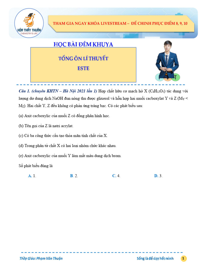 Hợp chất hữu cơ X mạch hở, công thức C8H12O5, tác dụng với NaOH tạo ...