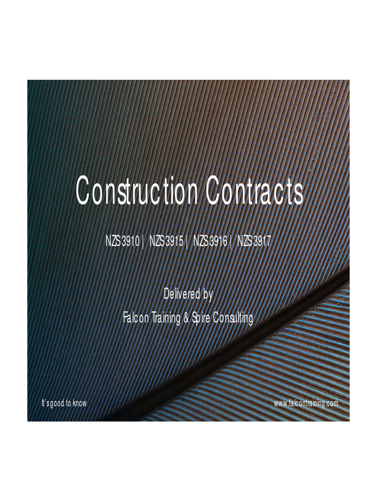 Building Contract Workshop Pdf Legal Liability Private Law