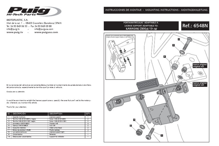 Mounting Instructions | PDF | Metalurgia