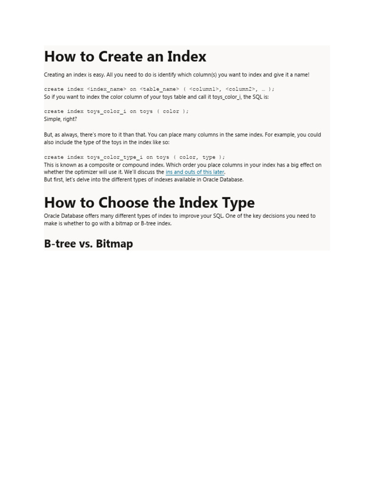 Index | PDF | Database Index | Table (Database) Index | PDF | Database Index | Table (Database)