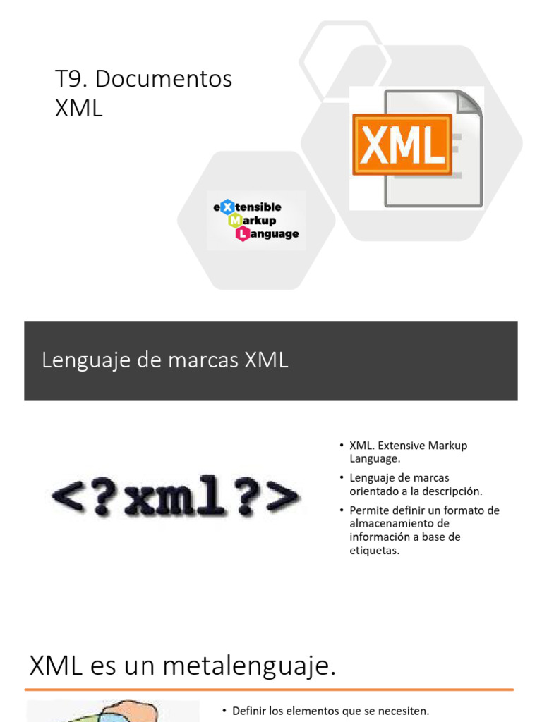 Guía Completa de XML: Estructura y Reglas | PDF | Xml | Lenguaje de marcado