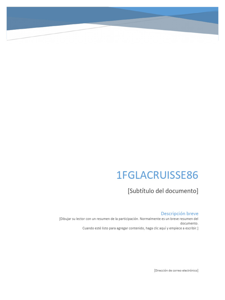 Documento de Ejemplo Incompleto | PDF