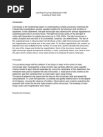 Laboratory Practice Observation of Onion Cells | PDF | Cell (Biology ...