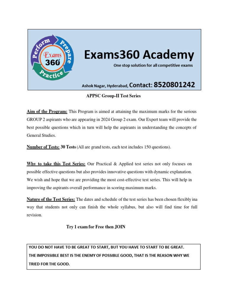 AP Group 2 Test Series Schedule | PDF | Fiscal Policy | Sustainability