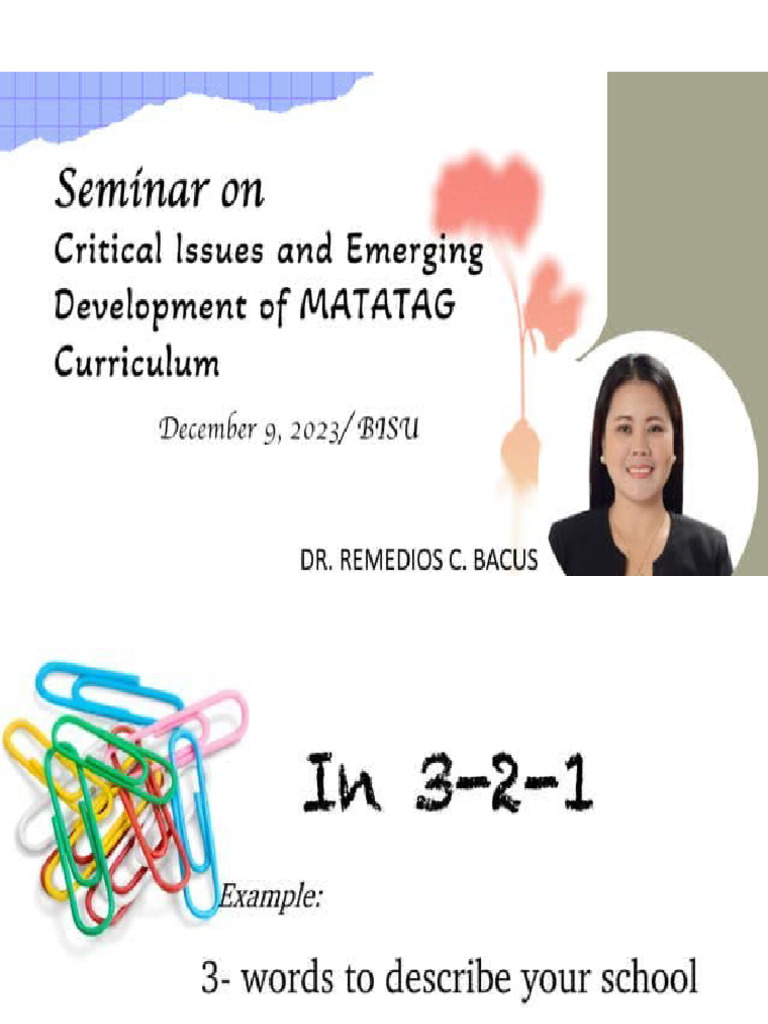 Matatag Curriculum PDF