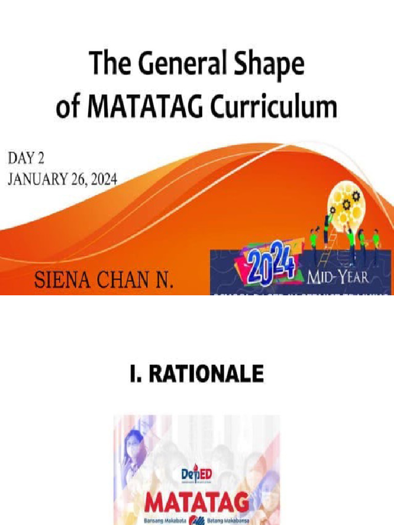 Matatag Curriculum 2 | PDF